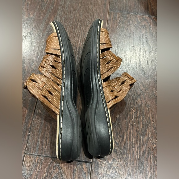 Clarks | Shoes | Clarks Collection Sandals Womens 9m Leisa Faye Slide ...